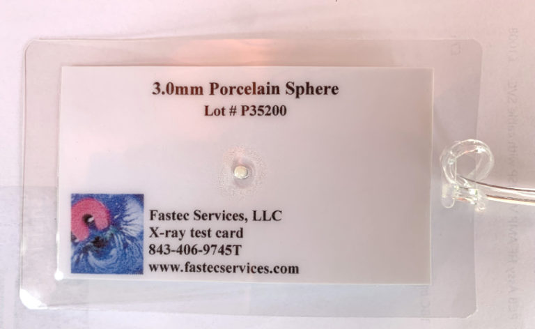 Metal Detector & X-Ray Test Cards » Calibration Wands