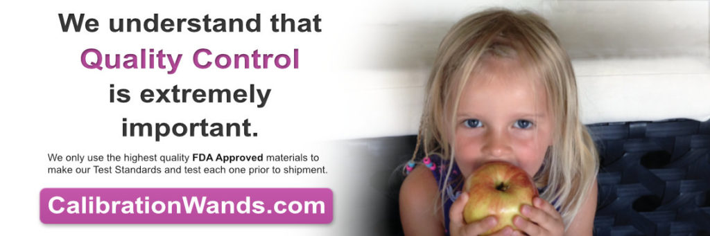 Metal Detector Test Standards | Calibration Wands | FDA Approved