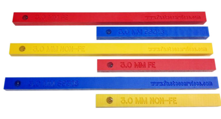 Metal Detector & X-Ray Test Wands (8 3/4" & 5") » Calibration Wands